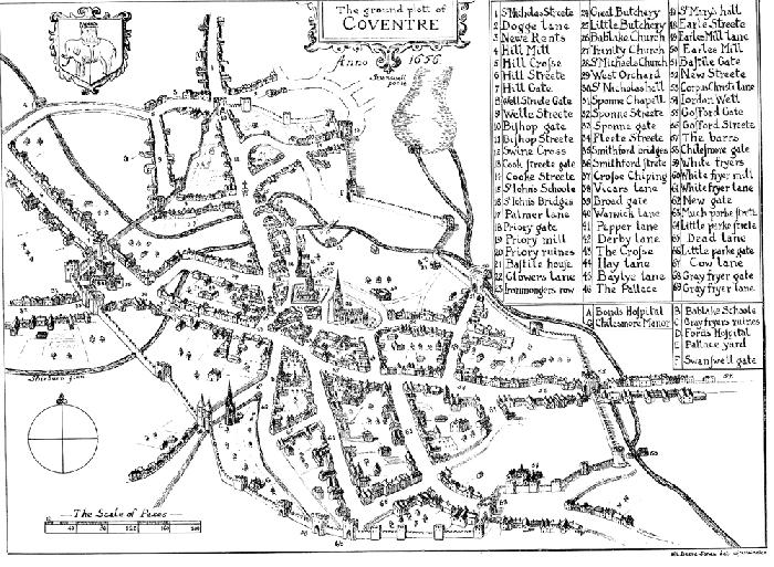Historic Coventry Forum: Maps of Coventry