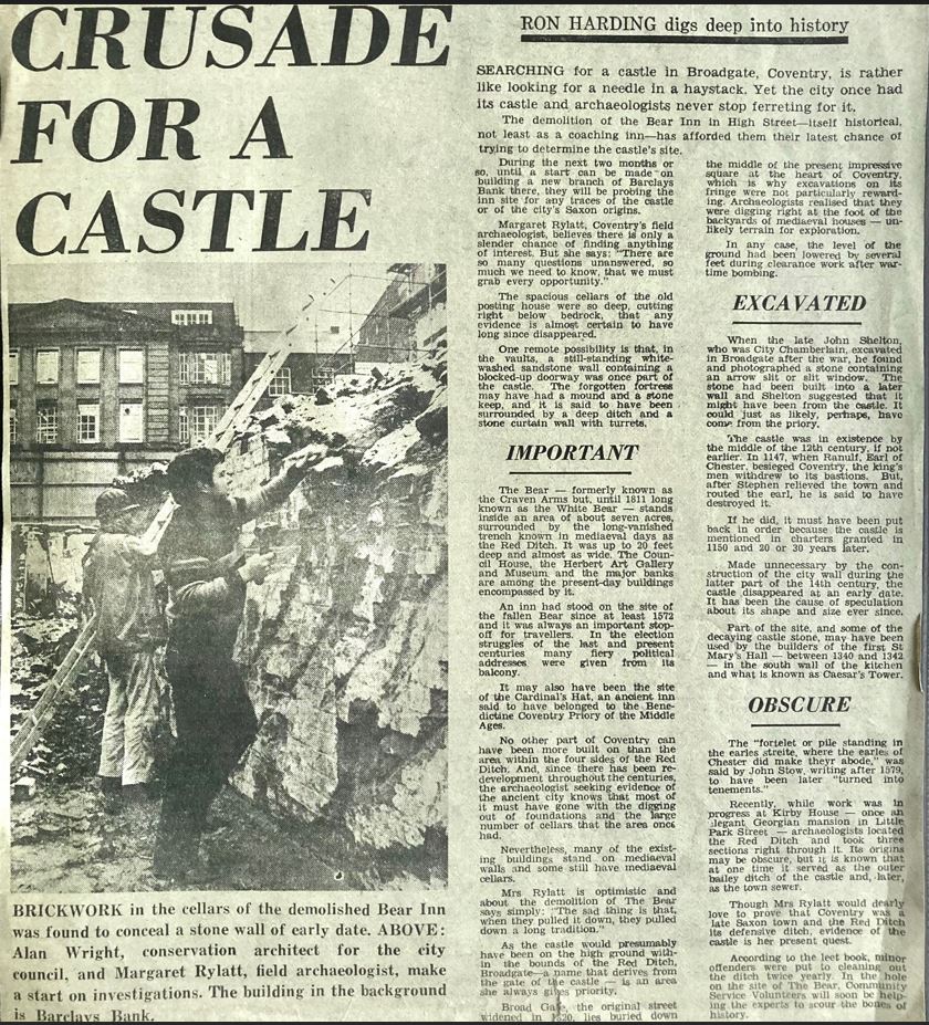 Historic Coventry Forum: Coventry Castle